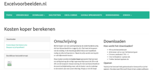Kosten koper berekenen in Excel een slimme zet – Excel Blog